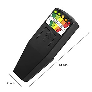 Handheld LED EMF Meter Magnetic Field Detector Ghost Hunting Paranormal Equipment Detector Portable EMF Reader Tester for Home EMF Inspections, Office & Outdoor Ghost Field Monitor Counter
