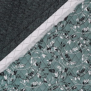 Mook Fabrics Double Faced Quilted Cotton (43'' Wide), Sage Green Cut by The Yard