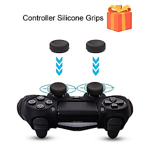 XM&QY Vertical Stand for PS4 Pro PlayStation 4 Pro Silicone Feet Stand Steady Base Mouse Non-Slip Enough Space for Cooling, Black