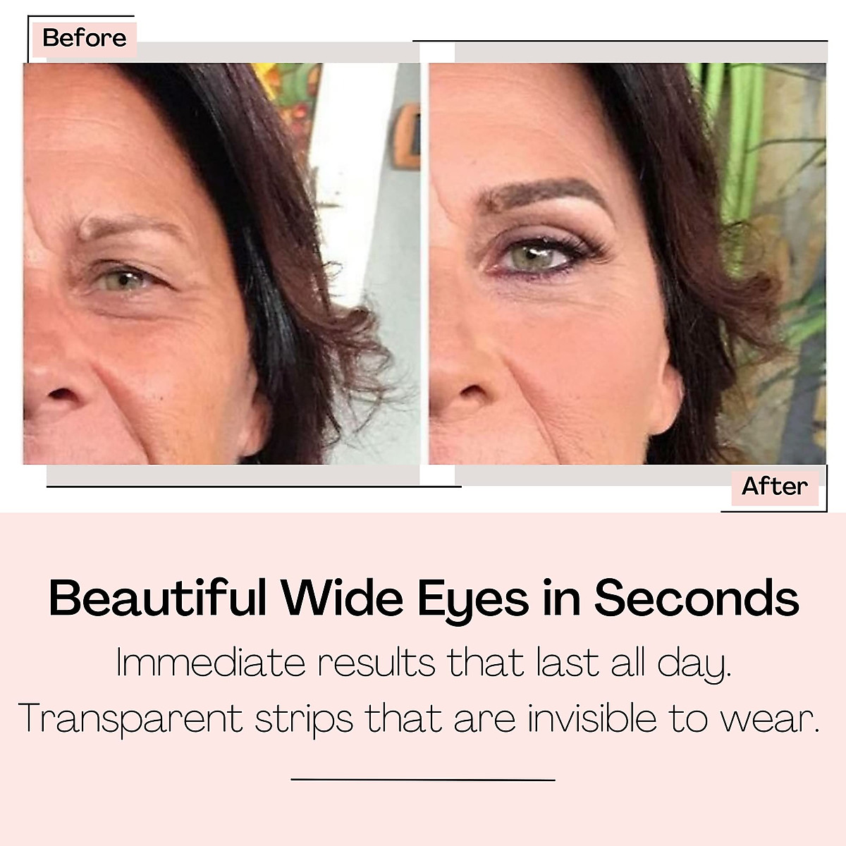 Wonderstripes Eye Lid Tape (Small) | Eyelid Lifting Strips for Hooded Eyes | Invisible Silicone Tape for Droopy Eyes | Multiple Sizes for All Eye Shapes | Makeup Compliant, Easy to Apply