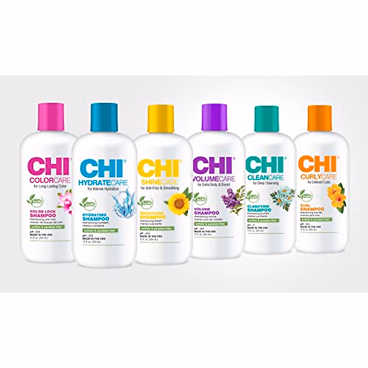 CHI ColorCare - Color Lock Shampoo 12 fl oz - Gently Cleanses, Balances Moisture and Nourishes Hair Without Fading Color Treated Hair