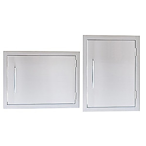 Sunstone BA-DV1724 Beveled Frame Vertical Single Access Door, 17" by 24"