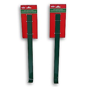Green Wreath Over-the-Door Hanging Hook Set - 2 Count
