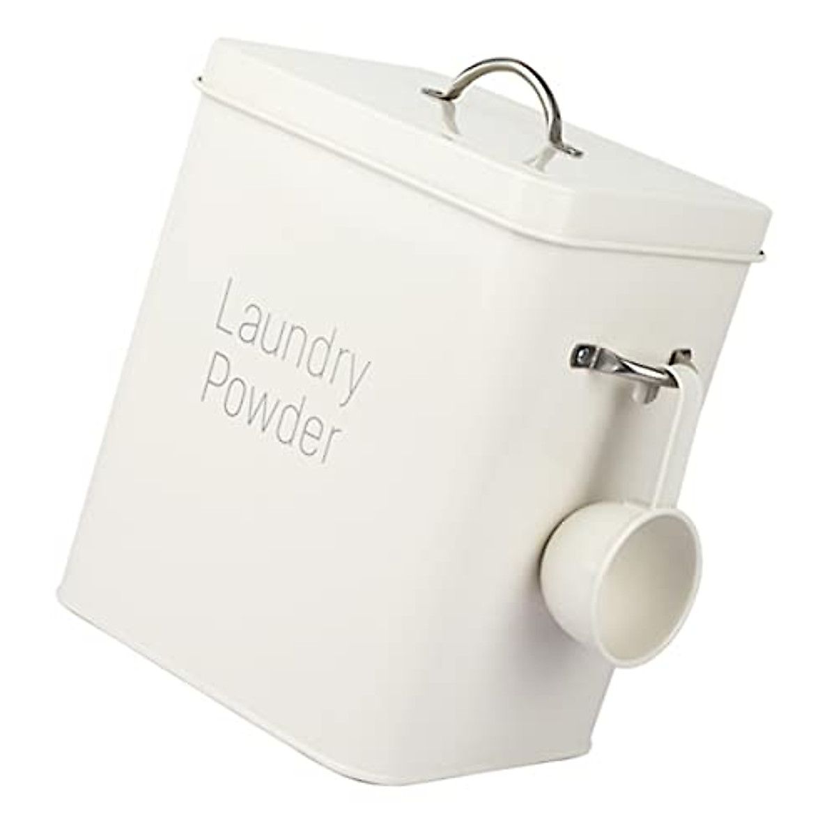 Cabilock Laundry Organizer Box Farmhouse Laundry Powder metal laundry powder container laundry powder bin laundry detergent container Container Metal Laundry Pet Food Container