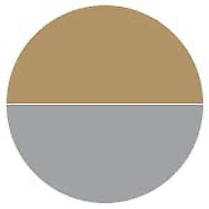 Con-Tact Brand XL Corner Desk Pad | Waterproof Anti-Slip PU Leather | Large Corner Computer Workstation Protection |Mouse Pad Gaming Pad | 36" X 15.7" L Shape |Dual Sided (Sand/Gray)