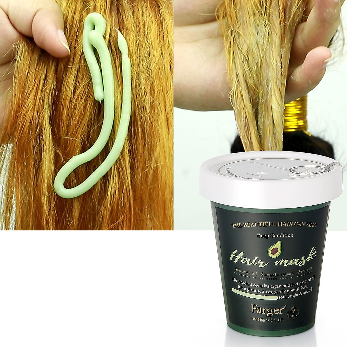 Sea Salt Ginger Hair Shampoo & Conditioner Cleans The Scalp And Regenerates Hair Suitable For Curly Hair And Oily Scalp