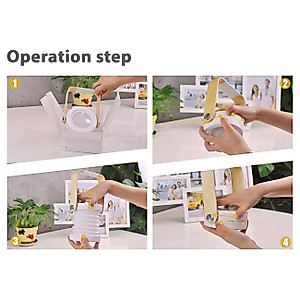 Rechargeable Portable Folding LED Lantern Lamp, WYNK Battery Operated Reading Light Table Lamp Outdoor Lamp Desk Lamp, Dimmable Multifunctional Night Light, Bedside Lamp for Bedroom