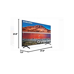 Samsung 43-inch TU-7000 Series Class Smart TV | Crystal UHD - 4K HDR - with Alexa Built-in | UN43TU7000FXZA, 2020 Model (Renewed)