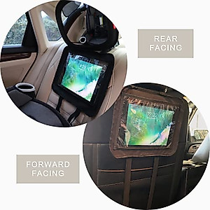 ASC Elite Tablet Holder for Rear and Forward Facing Children. Slim, Lightweight and Perfect for When Using A Rear Facing Mirror.