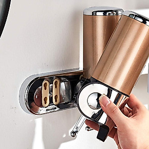 MEGIMA Soap Dispenser, Automatic Soap Dispenser, Non-Contact Stainless Steel Soap Dispenser, Hands-Free Foam Soap Dispenser for Bathroom Or Kitchen Brown Size: 21.5 * 24cm