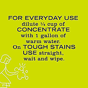 MRS. MEYER'S CLEAN DAY Multi-Surface Cleaner Concentrate, Use to Clean Floors, Tile, Counters, Lemon Verbena, 32 Fl. Oz - Pack of 2