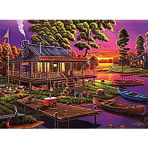 Buffalo Games - Geno Peoples - Stephanie's Canoe Rental - 1000 Piece Jigsaw Puzzle