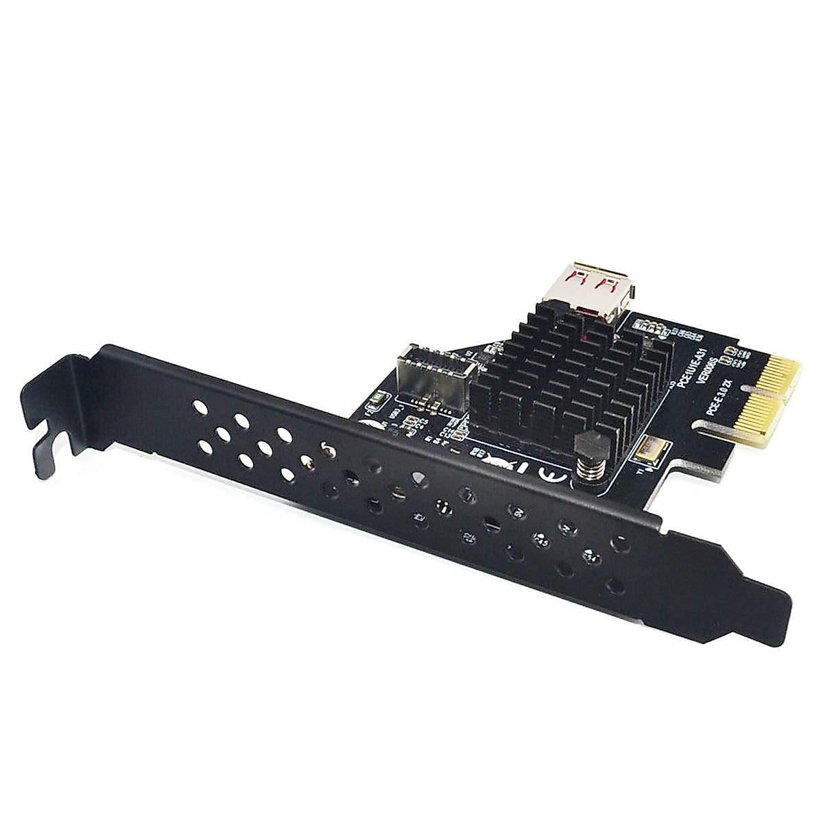cablecc USB 3.1 Front Panel Socket & USB 2.0 to PCI-E Express Card Adapter for Motherboard