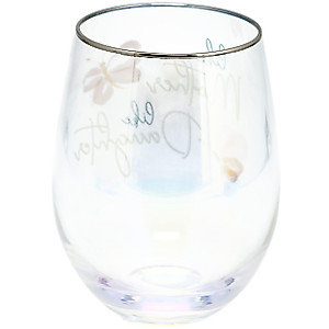 Pavilion - 18 oz Iridescent Stemless Wine Glass - Like Mother Like Daughter