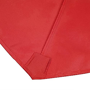 Sunnyglade 9ft Patio Umbrella Replacement Canopy Market Umbrella Top Fit Outdoor Umbrella Canopy (Red)