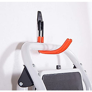 zoele Wall Mount Baby Stroller Hanger, Baby Stroller Rack Holder, Baby Stroller Wall Hook, Garage Power Tool Hanger Wall Hook, Steel Garage Tool Storage Organizer Utility Hooks (Orange)