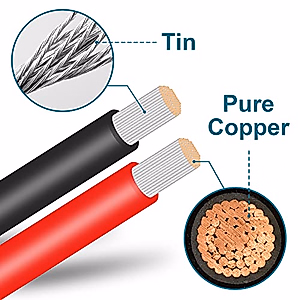 SAE Extension Cable, 4FT 10AWG SAE Battery Connector, by MENTBERY