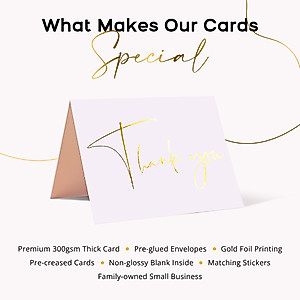 GardenCity Thank You Cards - 30 Pack (White)