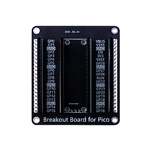 GeeekPi GPIO Breakout Board Kit for Raspberry Pi Pico/Pico W, GPIO Expansion Board Breakout Module with Jumper Wire Pack for Raspberry Pi Pico/Pico W