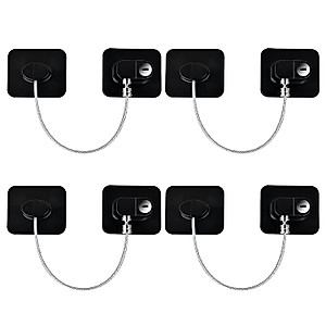 YEYA Fridge Lock No Drill Child Safety Proof Cabinet Latches