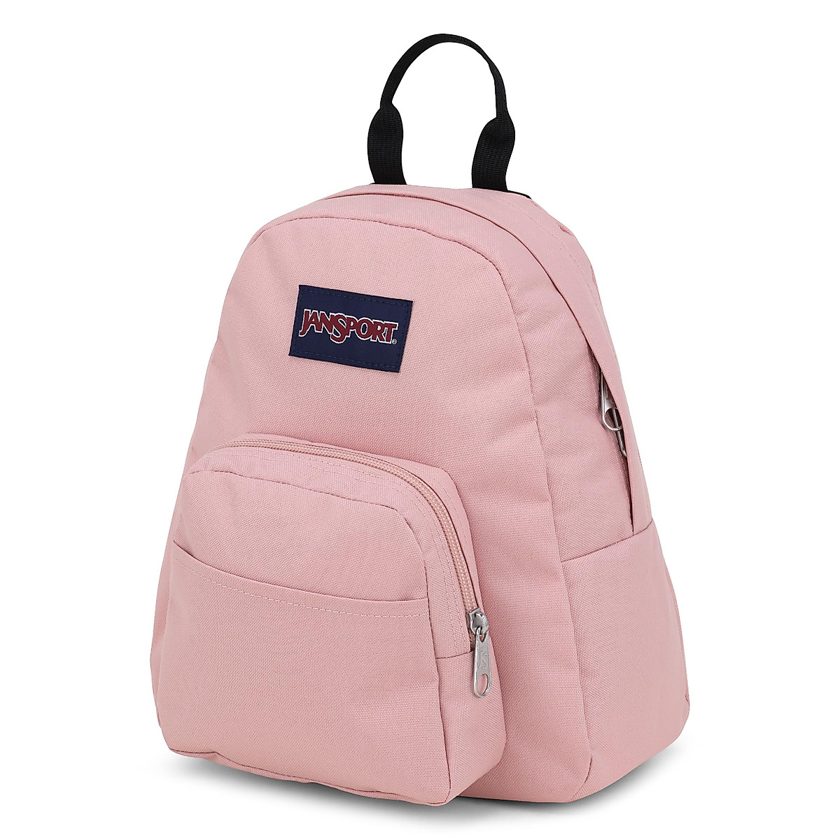 JanSport Half Pint Mini Backpack - Ideal Day Bag for Travel, Misty Rose