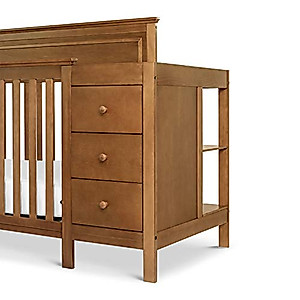 DaVinci Autumn 4-in-1 Crib and Changer Combo in Chestnut | Greenguard Gold Certified