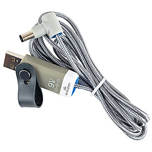 myVolts Ripcord USB to 9V DC Power Cable Compatible with Korg Minilogue XD Synth