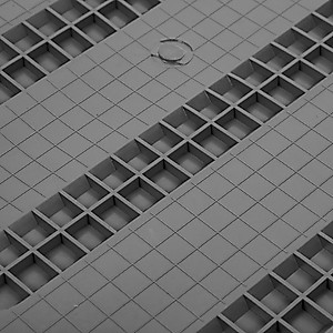 4pcs Tactile Paving Tiles Rubber Blind Road Bricks Patio Deck Tiles Outdoor Sidewalk Pad Walkway Floor Stickers for Pathway Garden Poolside Balcony