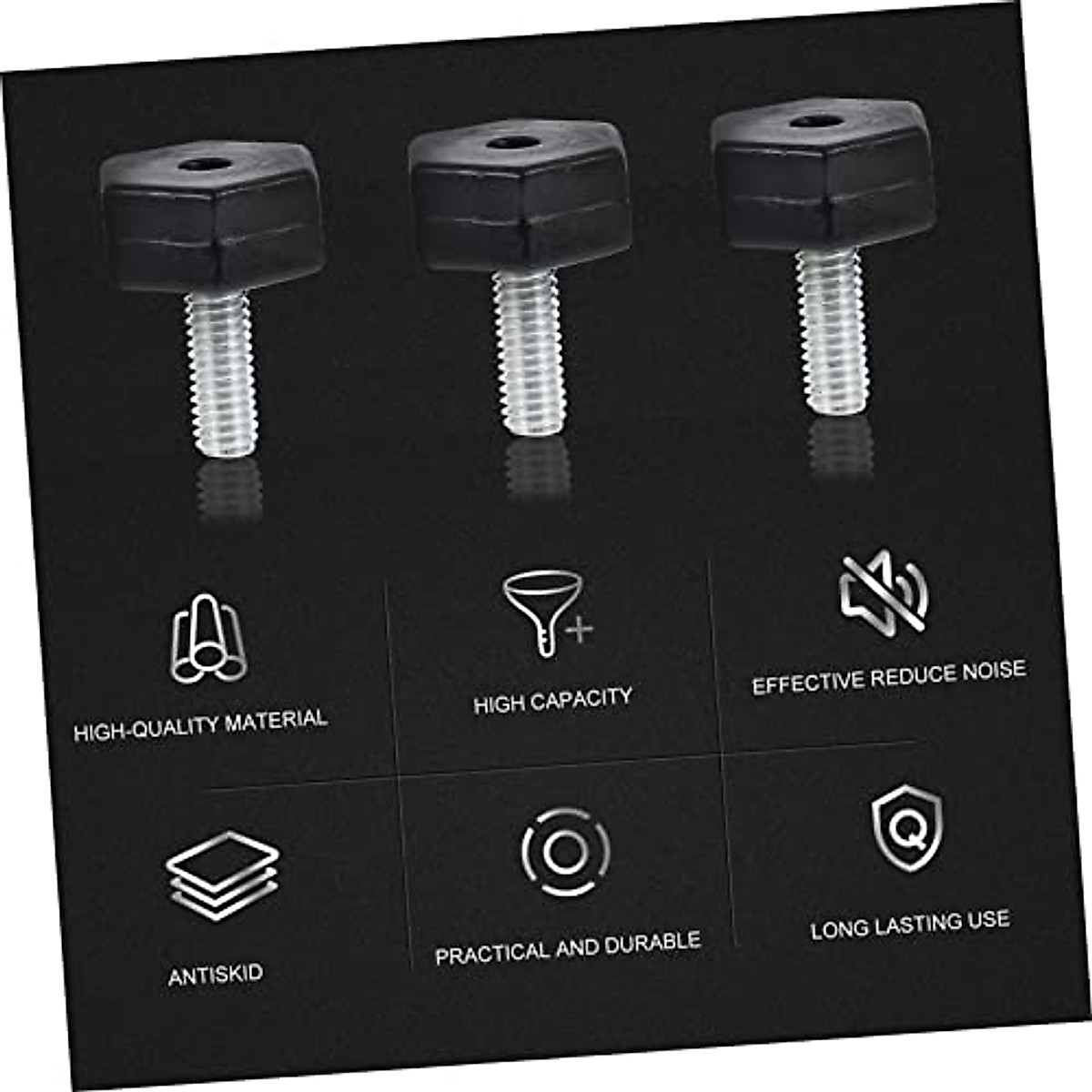 Couch Risers Leveling Furniture Foot Adjuster Couch risers Desk Riser Adjustable feet Sofa Chair Vanity 20pcs Floor Furniture