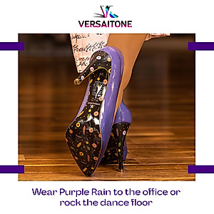 Versaitone Women Heels Pump 4 inch - Handcrafted Closed Pointed Toe Stiletto Heels, Classy Non-Slip Heels with Patent Leather - Lambskin Cushion for Enhanced Wear & Comfort