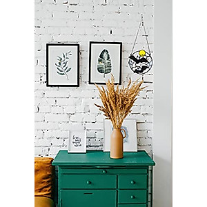 Kumprohu Bat Decor Gothic Wall Window Hangings Stained Metal Moon Panel Halloween Christmas Decoration for Home Office Kitchen Living Room Outdoor Garden