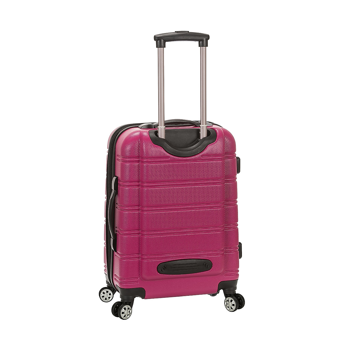 Rockland Melbourne Hardside Expandable Spinner Wheel Luggage, Magenta, Carry-On 20-Inch
