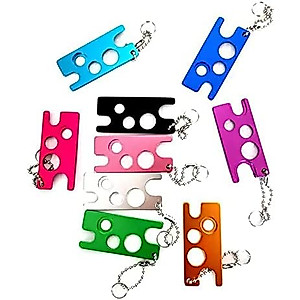 Htppzjr Essential Oil Bottle Metal Orifice Remover Opener Roller Bottle Opener Metal Key Tool Opener and 123456r for Roller Balls and Caps