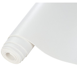 CDY Marine Vinyl Faux Leather Sheets:Soft Waterproof Synthetic Fabric Material Faux Leather 54" x 36" Very Suitable for Making Crafts DIY Upholstery Boat Car Sofa (White)