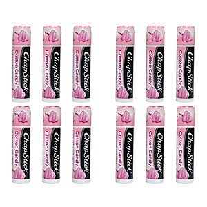 ChapStick (12) Stick Cotton Candy Flavored Lip Balm (12)