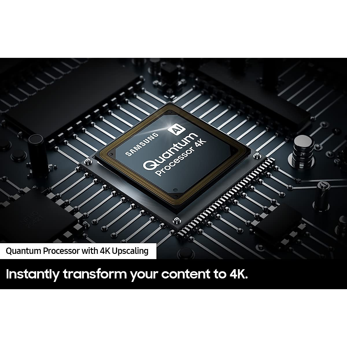 SAMSUNG QN43Q60CAFXZA 43 Inch QLED 4K Quantum HDR Dual LED Smart TV with an Additional 1 Year Extended Amber Protection (2023)(USED)