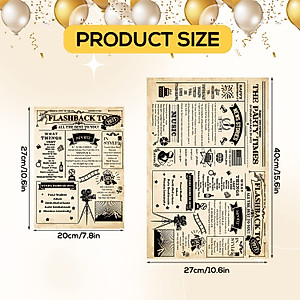 TOYMIS Happy 50th Birthday Cards for Mom Dad, Back to 1973 Retro Happy Birthday Card for Women Funny Creative Birthday Cards for Men Extra Large Birthday Cards for Friend