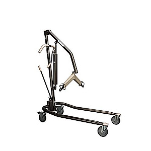 Proactive Medical Protekt Onyx Hydraulic Patient Body Lift - Heavy Duty for Home Use. 450lbs Capactiy with Adjustable Base