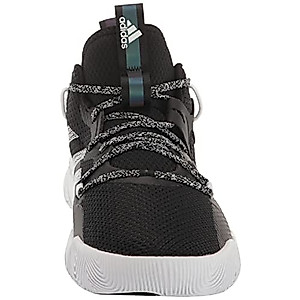 adidas Unisex Harden Stepback 3 Basketball Shoe, Core Black/White/Core Black, 7.5 US Men