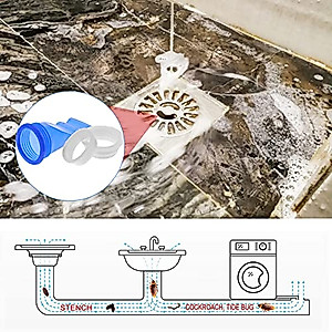 DOITOOL 10pcs Drain Backflow Preventer Adjustable Silicone Sink Floor Drain Traps One Way Drain Valve Sewer Core for Pipes Tubes Toilet Bathroom Kitchen