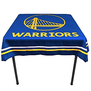 WinCraft Golden State Warriors Logo Tablecloth and Square Table Cover Overlay