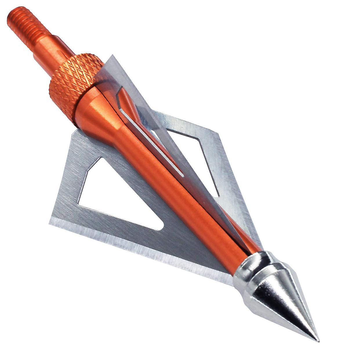 maifield 125 Grain 3 Fixed Blade Bowhunting Broadheads 12 Pcs 1 1/4 Cutting Diameter Screw-in Archery Hunting Head Arrow Tip Crossbows and Compound Bow Arrows (125 Grain 12PK)