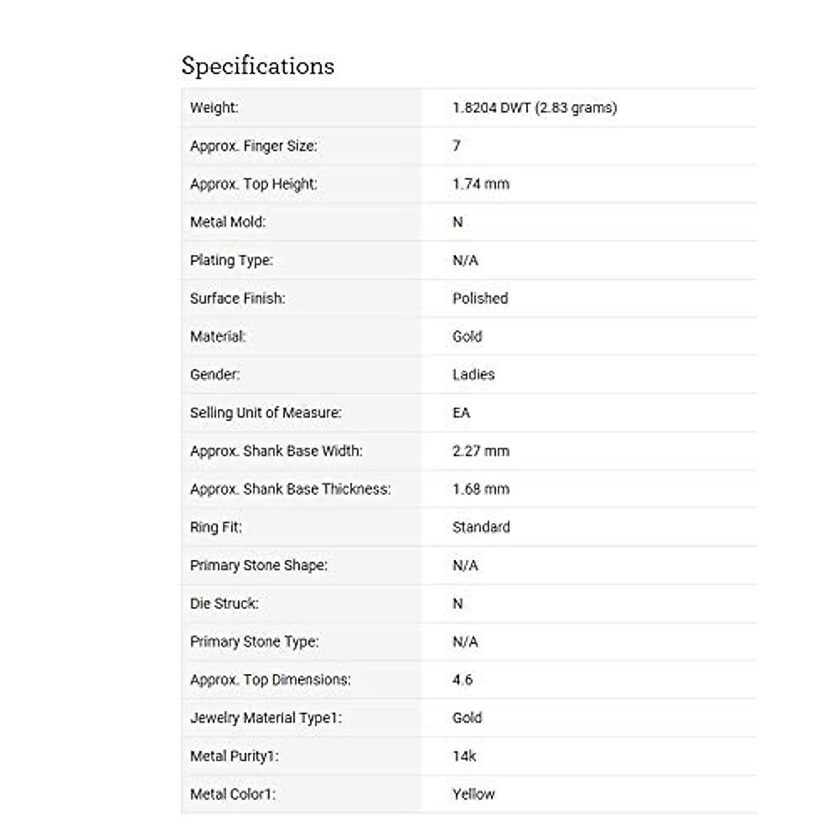 Eliana and Eli 14K Yellow Gold Milgrain Stackable Cross Ring- Inspirational Christian Faith, Love, Hope Jewelry- Wedding Engagement Promise Band - Ring Size 4-9 (9)