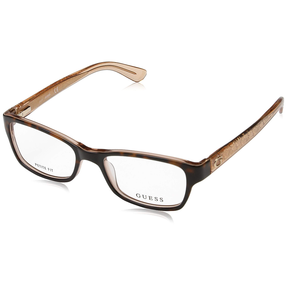 Guess GU2591 Eyeglass Frames - Havana Frame, 50 mm Lens Diameter GU259150056