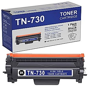 FEROMYINK Compatible Toner Cartridge Replacement for Brother TN730 TN-730 TN-760 TN760 HL-L2395DW L2350DW MFC-L2710DW L2750DW DCP-L2550DW HL-L2390DW HL-L2370DW Printer Cartridge (Black, 1-Pack)