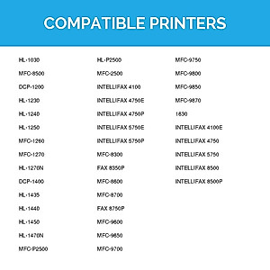 LD Compatible Toner Cartridge Replacement for Brother TN460 High Yield (Black)