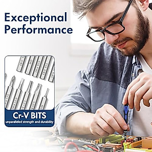 XOOL 62 in 1 Precision Screwdriver Kit, Electronics Repair Tool Kit, Magnetic Driver Kit with Flexible Shaft, Extension Rod for Mobile Phone, Smartphone, Game Console, PC, Tablet