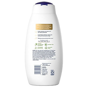 NIVEA Pampering Cocoa and Shea Butter Body Wash with Nourishing Serum, Moisturizing Body Wash for Women, Enriched with Provitamin B5 and Vitamin E, 20 Fl Oz Bottle