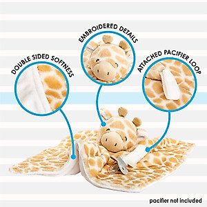 KIDS PREFERRED Carter's Giraffe Plush Stuffed Animal Snuggler Lovey Security Blanket, One Size