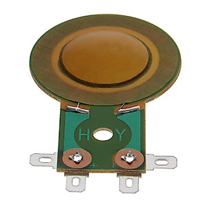Fielect 25.5mm Tweeter Voice Coil Audio Speaker Resin Membrane Drive Head for Audio Replacement 8Ohm 4Pcs